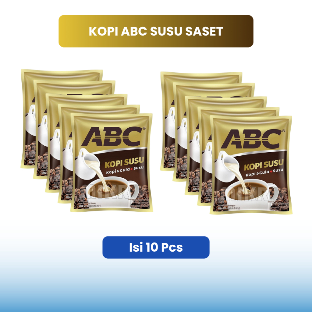 Jual Jual Kopi ABC Susu Saset Paket 10 Saset | Shopee Indonesia