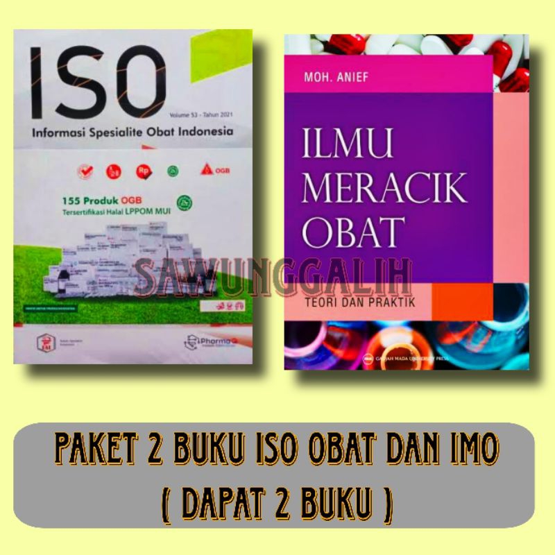 Jual Paket Murah 2 Buku Farmasi : Iso Obat Dan Ilmu Meracik Obat ( imo ...
