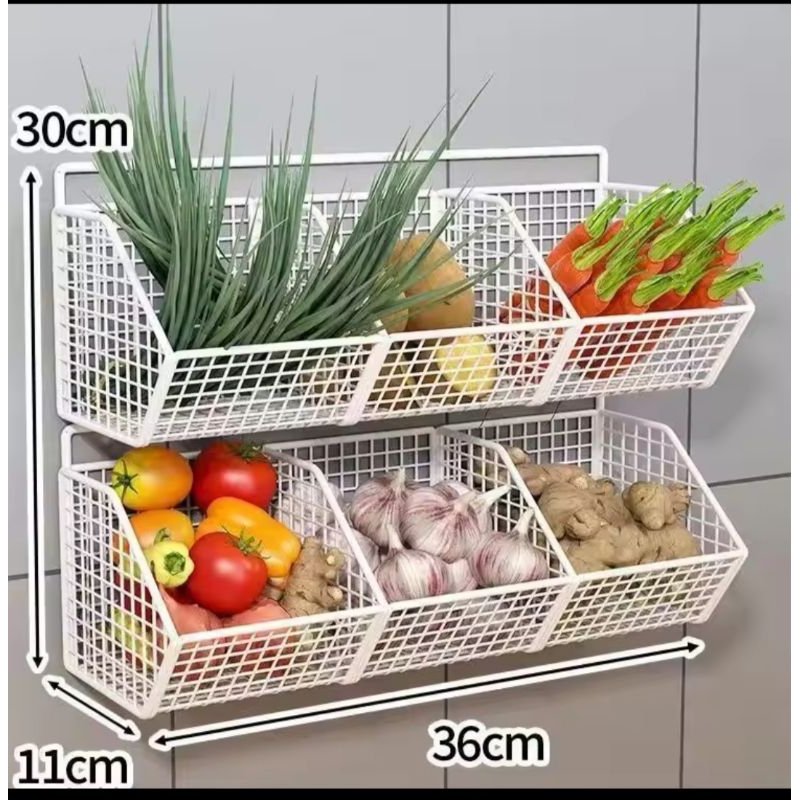 Jual rak jaring keranjang wadah bumbu dapur dll | Shopee Indonesia