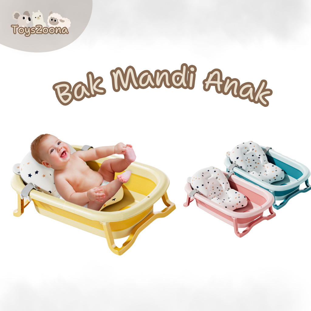 Jual ToysZoona Foldable Baby Bath Tub Bak Mandi Lipat Tempat Mandi Bayi ...
