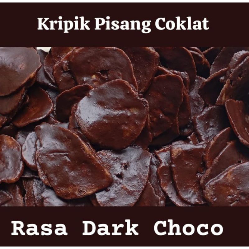Jual Makanan Cemilan Kekinian Keripik Pisang Lumer Rasa Coklat | Shopee ...