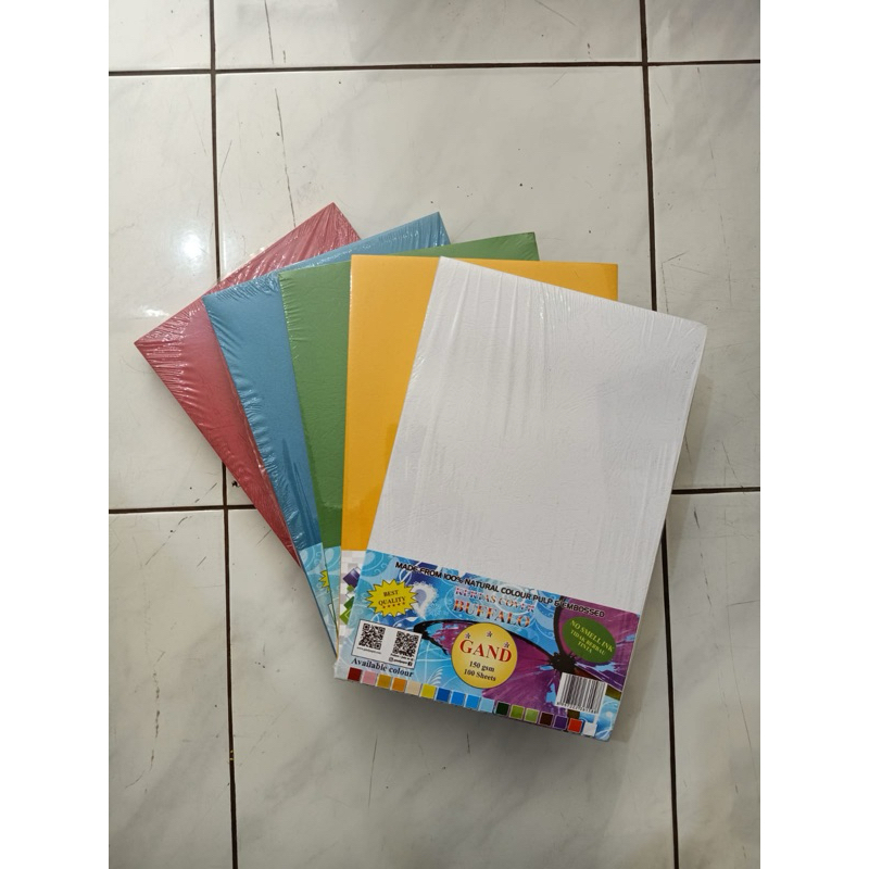 Jual Kertas Cover Jilid Buffalo F4 Folio isi 100 Lbr | Shopee Indonesia