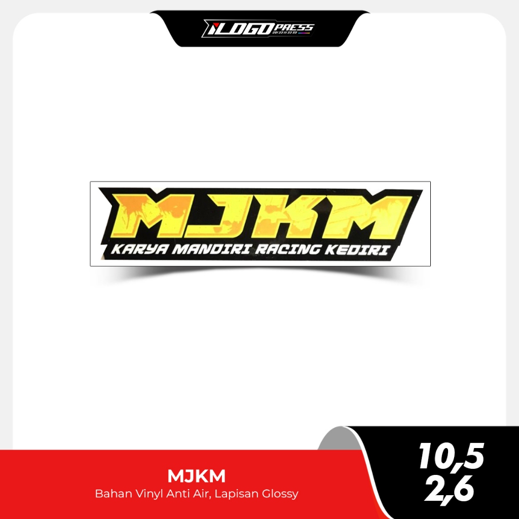 Jual MJKM - Sticker Motor Racing Herex Bahan Vinyl Premium Anti Air ...