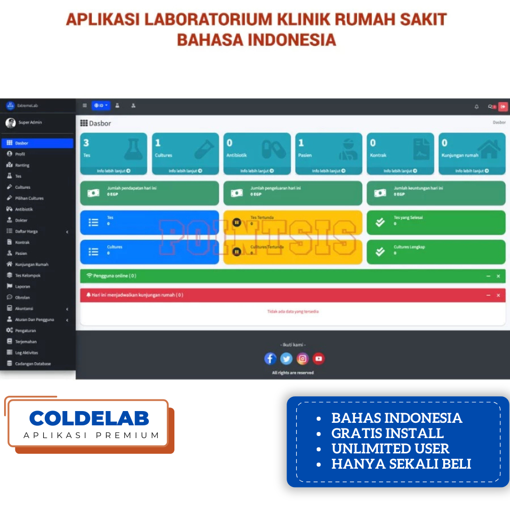 Jual Source Software Aplikasi Laboratorium Lab Klinik Rumah Sakit ...
