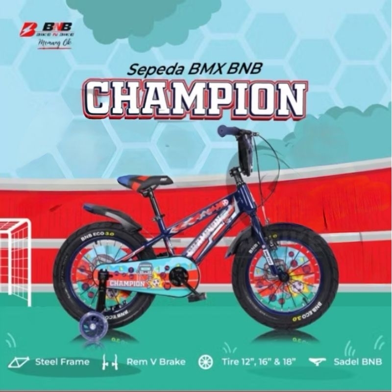 Jual Sepeda Anak BNB BMX 18 inch Champion Ban Jumbo | Shopee Indonesia