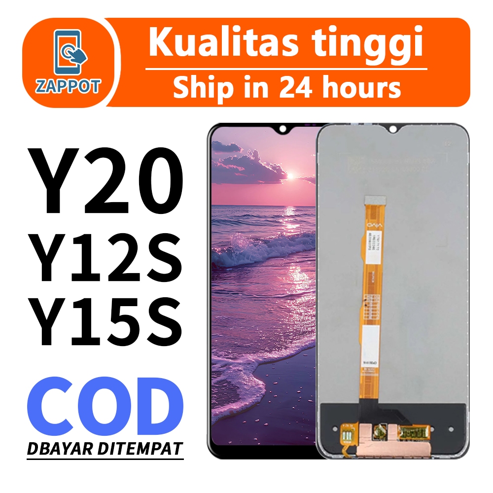 Jual LCD FOR Vivo Y12S / Y20 / Y15S / Y20 2021(V2043) / Y20(2027) Fullset Touchscreen | Shopee ...