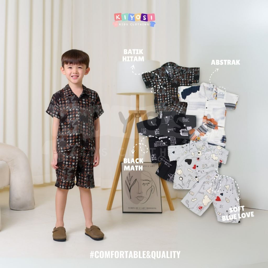 Jual Set Rayon Anak Setelan Piyama Anak Rayon Bahan Catton Rayon ...