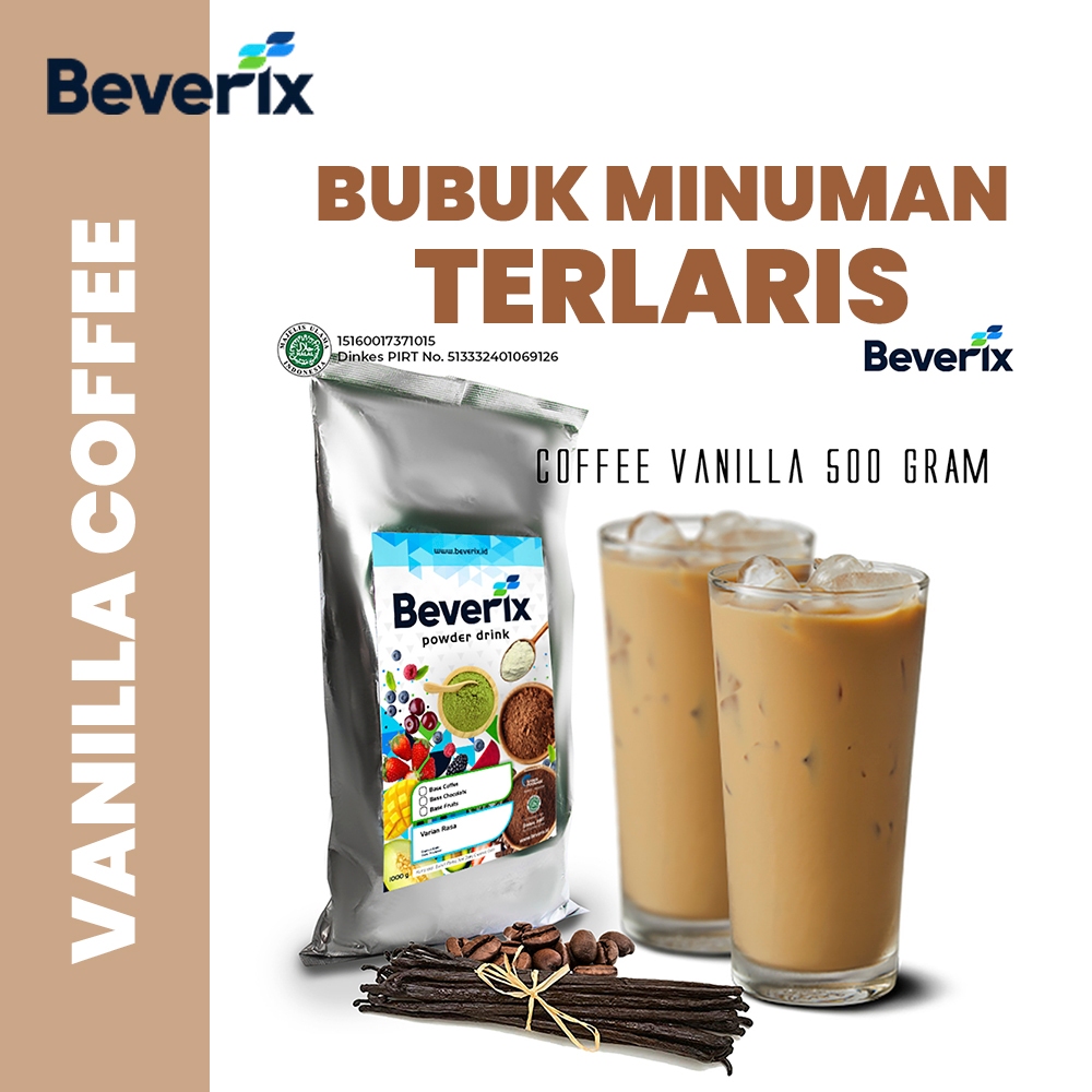Jual BEVERIX Bubuk Minuman Kopi Premium Rasa Vanilla Coffe Instant ...