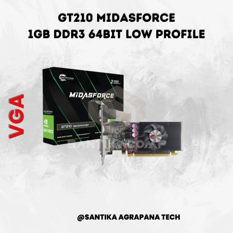 Jual Vga GeForce GT210 1GB DDR3 128Bit - Vga gt 210 Midasforce | Shopee ...