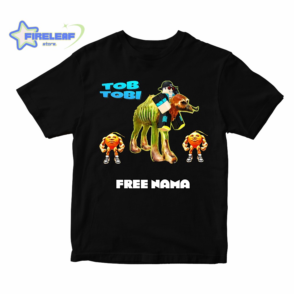 Jual BAJU KAOS ATASAN ANAK TOB TOBI TOB ANOMALI FREE NAMA | Shopee ...