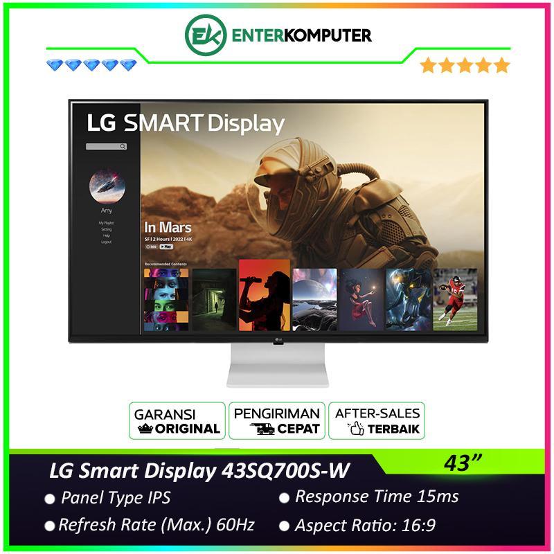 Jual LG Smart Display 43SQ700S-W 43" 4K UHD IPS Monitor with webOS ...
