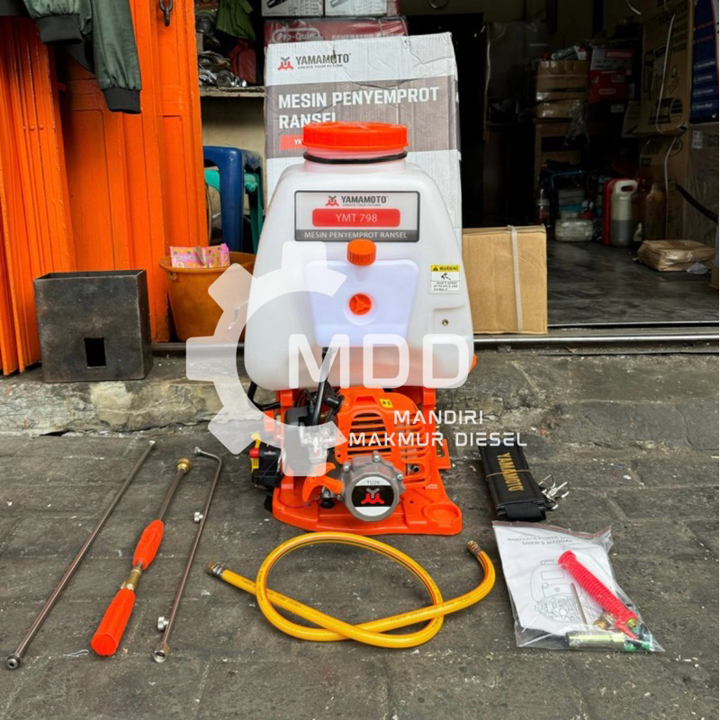 Jual MESIN KNAPSACK SPRAYER GENDONG YMT 798 YAMAMOTO 2 TAK MESIN ...