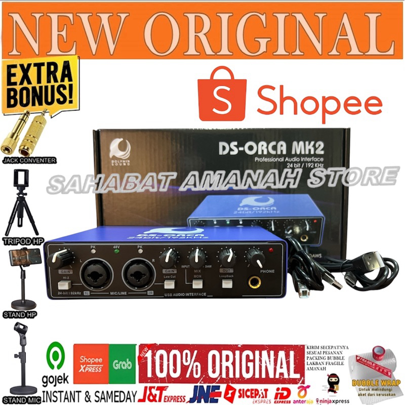 Jual New Original Garansi 1 Tahun Soundcard Dolphin Sound DS-ORCA MK2 Sound Card DS ORCA MK 2 ...