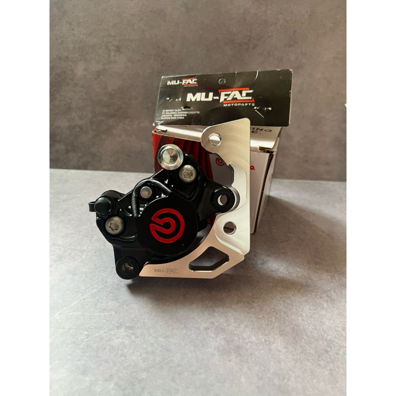 Jual KALIPER 2 PISTON PLUS BREKET MOTOR NMAX NEW OLD DEPAN BELAKANG UK 230mm / STANDAR FULL CNC ...