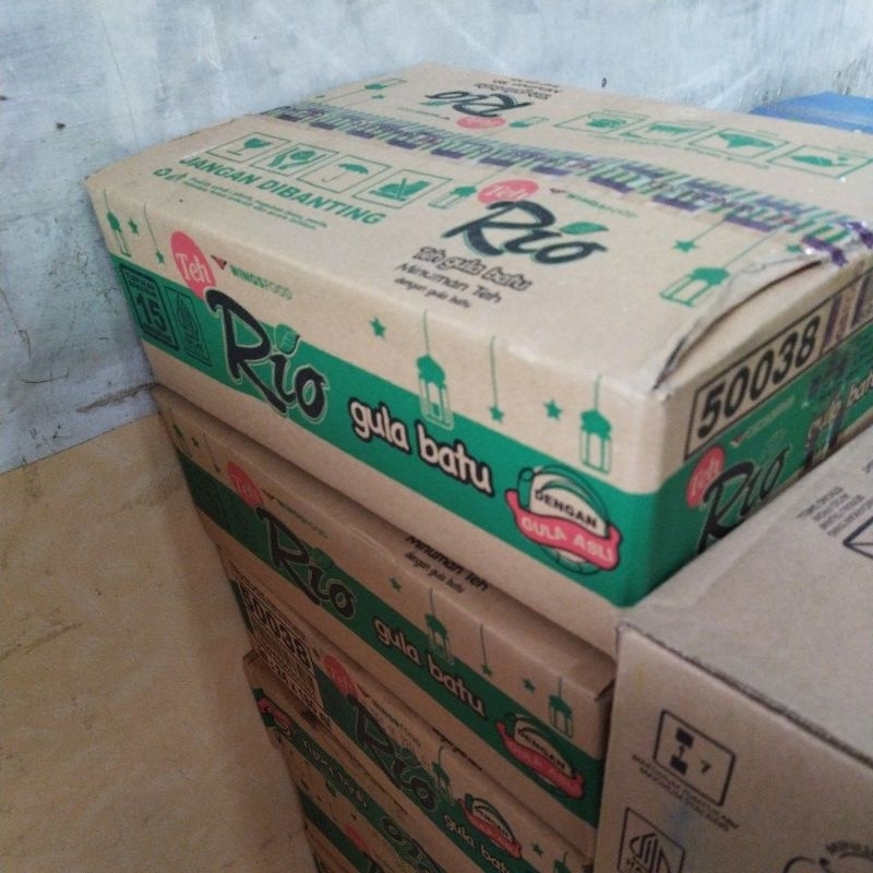 Jual TEH RIO KEMASAN GELAS 180ML ISI 24 PCS | Shopee Indonesia
