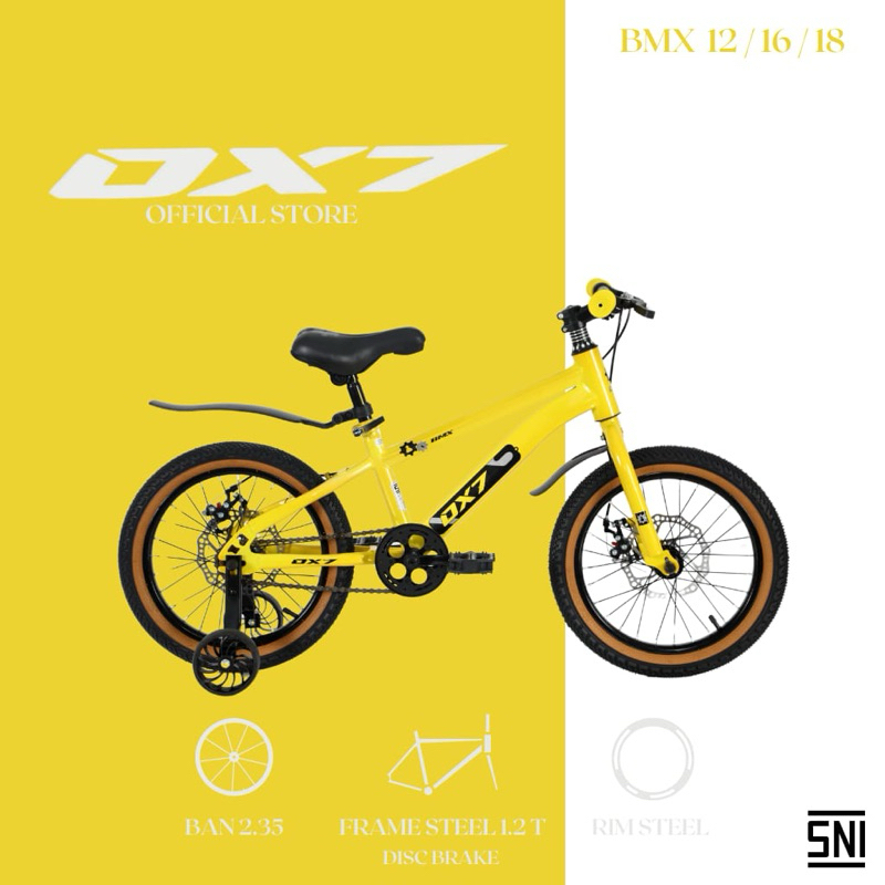 Jual OX7 Sepeda BMX size 12” 16” 18” inch Sepeda Anak | Shopee Indonesia