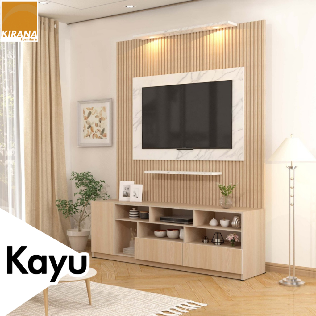 Jual KIRANA Staten - Meja TV Kayu / Bufet TV / Rak / Lemari TV ...