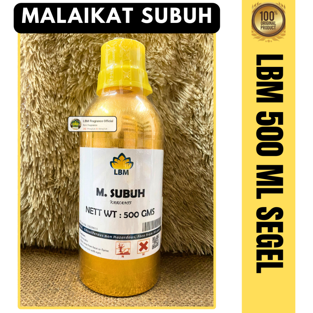 Jual Bibit Parfum MALAIKAT SUBUH ( 500 ML SEGEL Alumunium ) LBM Fragrance - PERFUME - MALAIKAT ...