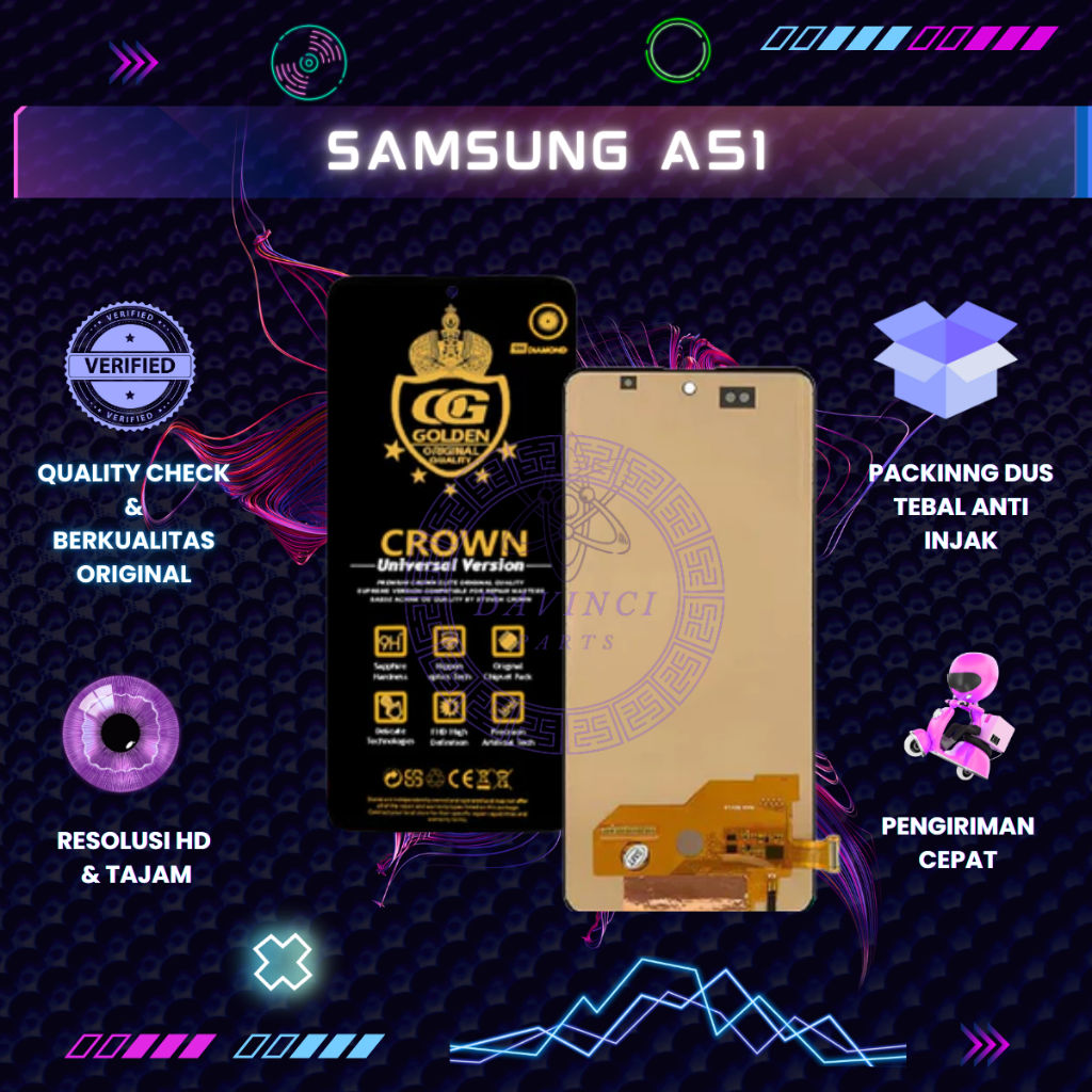Jual LCD SAMSUNG A51 / A515 / A51F TOUCHSCREEN FULLSET COMPLETE ...