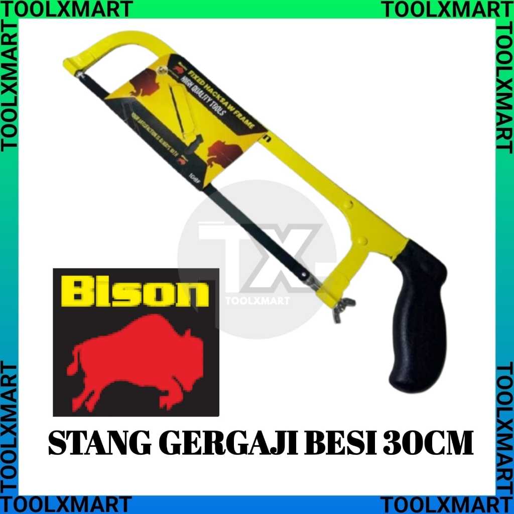 Jual Stang Gergaji Besi Gagang Besi 12 Inchi BISON | Shopee Indonesia