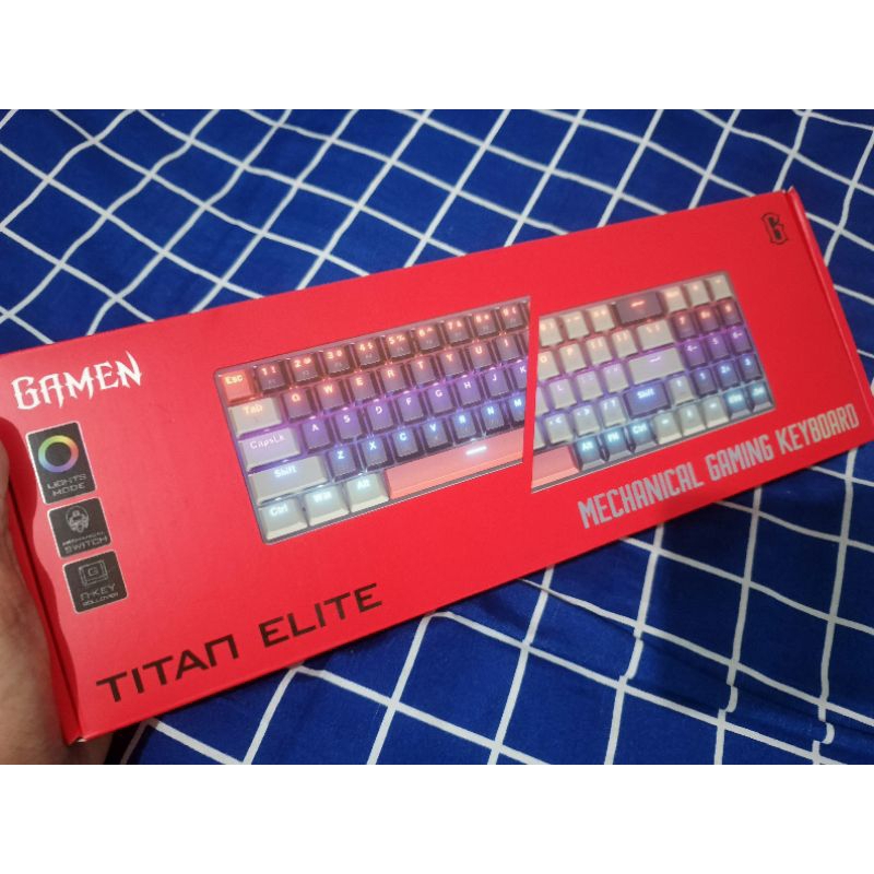 Jual keyboard Mechanical Gaming GAMEN TITAN ELITE | Shopee Indonesia