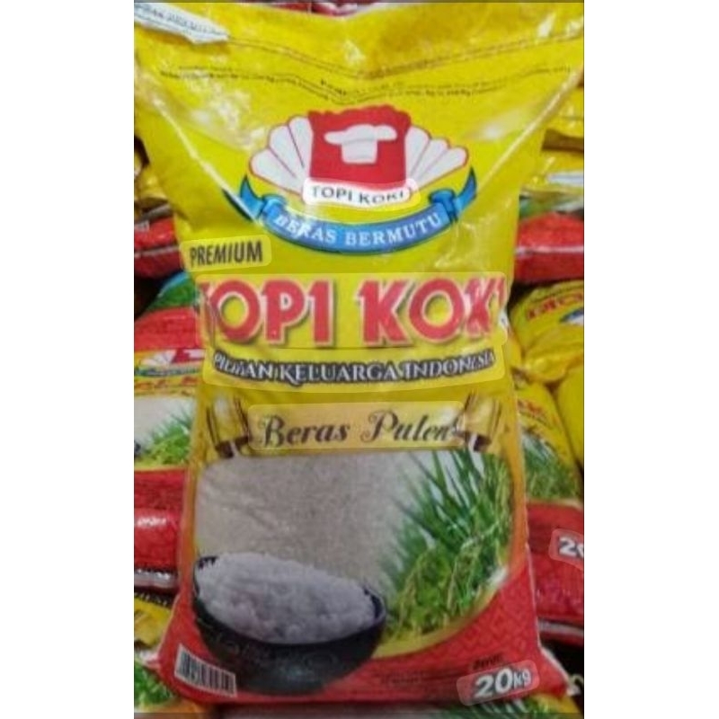 Jual Beras Topi Koki 20 kg | Shopee Indonesia
