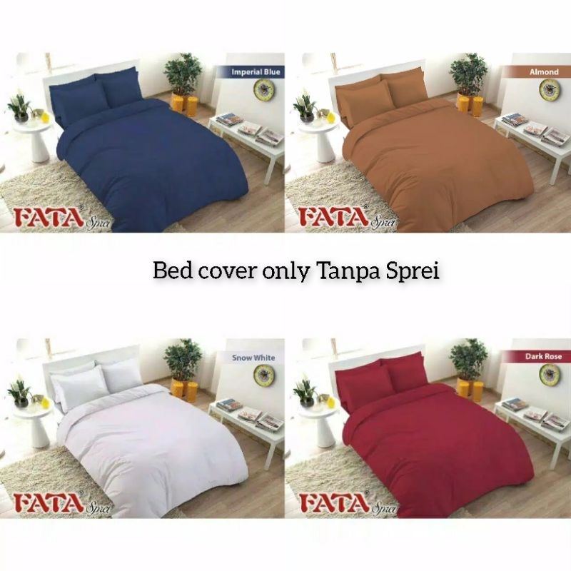 Jual FATA - Bed Cover Polos Embos Only/Tanpa Sprei Ukuran Single ...