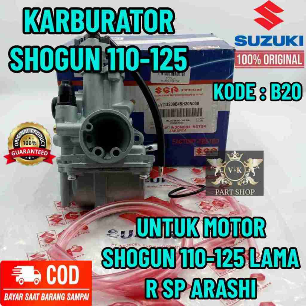 Jual KARBURATOR ASLI ORIGINAL KODE-B20 ASSY SUZUKI SMASH SHOGUN 110-125 ...