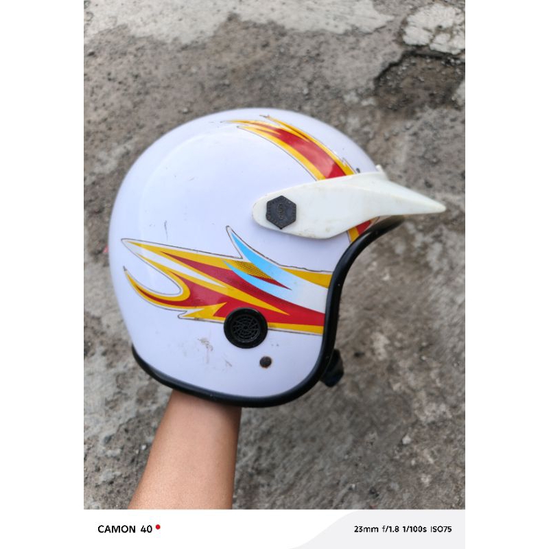 Jual HELM JADUL YAMAHA RX KING F1ZR LIDAH API ORIGINAL + ADMIN SHOPEE ...