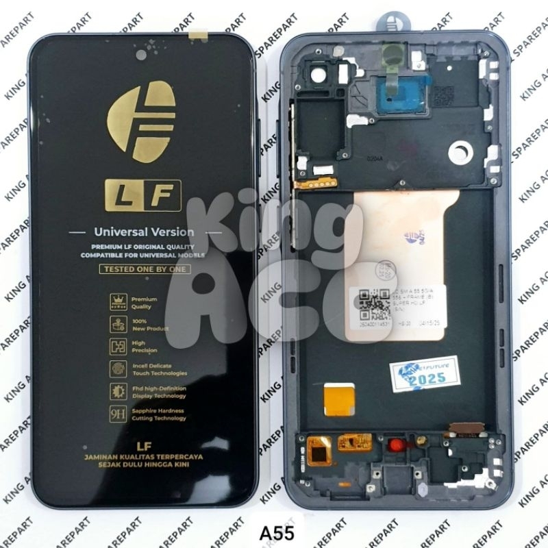 Jual LCD TOUCHSCREEN PLUS FRAME SAMSUNG GALAXY A55 5G / A556 BLACK ...