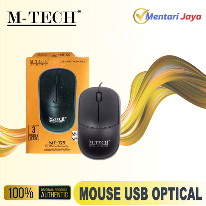Jual Mouse Optic USB MTech / Mouse USB M-tech / Mouse Optic Standar ...