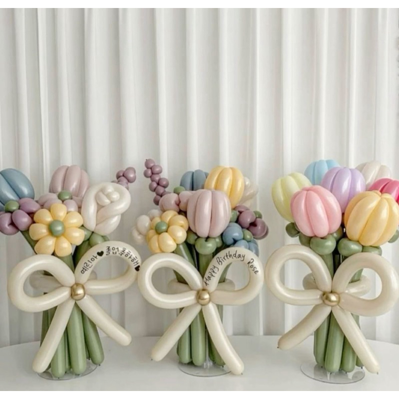 Jual mix flowers balloons buket balon lucu cocok untuk ulang tahun dan ...
