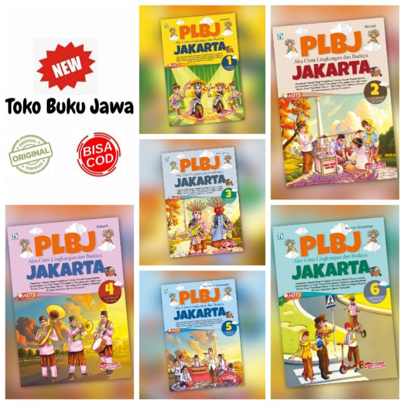 Jual [Tiga Serangkai] ORI Buku PLBJ Kelas 1 2 3 4 5 6 SD Kurikulum Merdeka - Aku Cinta Jakarta ...