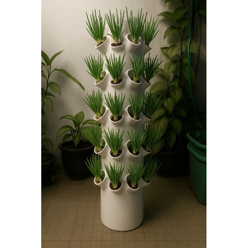 Jual POT TANAMAN VERTIKAL VERTIKULTUR 8 INCH 150CM 56 LUBANG BESAR ...