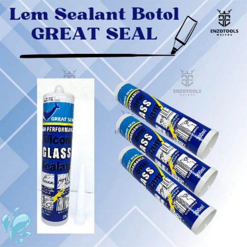 Jual SPEED BOND/GREAT SEAL Lem Botol Silikon Lem Kaca Sealant Lem Akuarium Botol | Shopee Indonesia