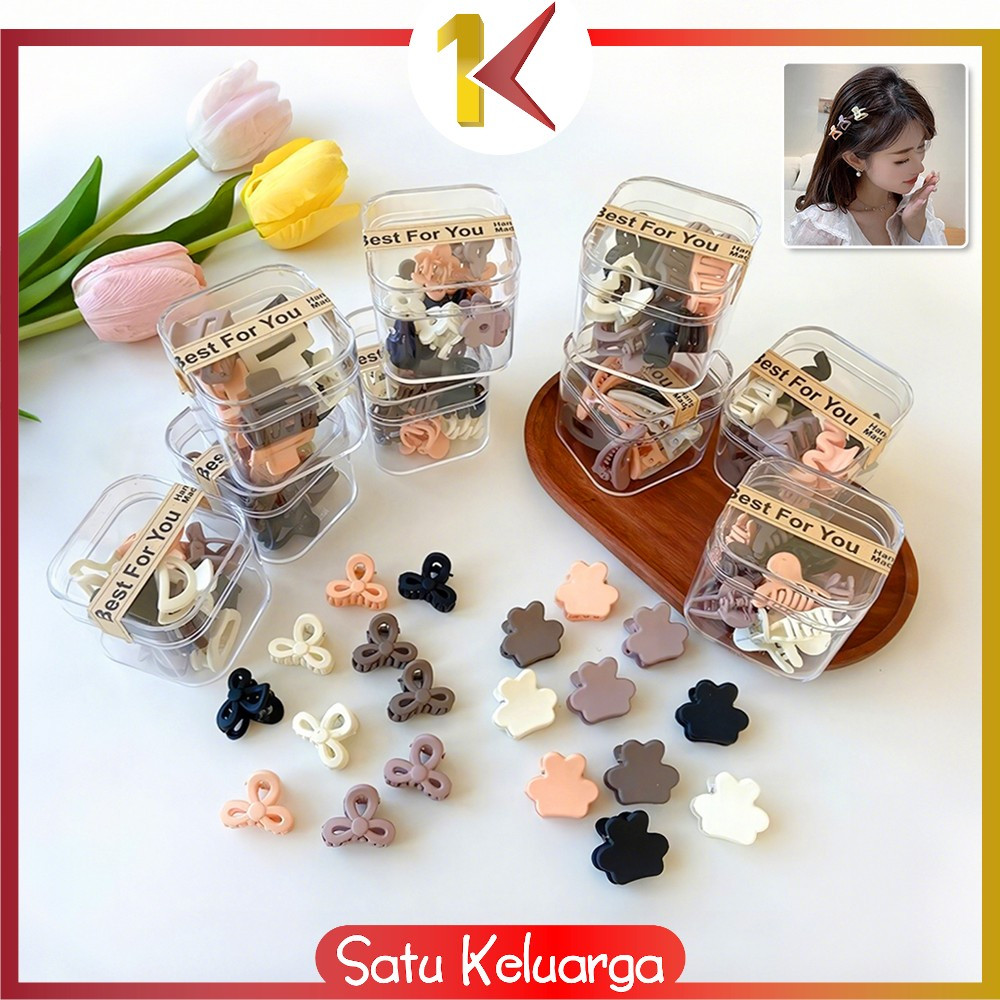 Jual SK-C1267 Jepit Rambut Doff Mini Isi 10pcs Free Box Jedai Kecil ...
