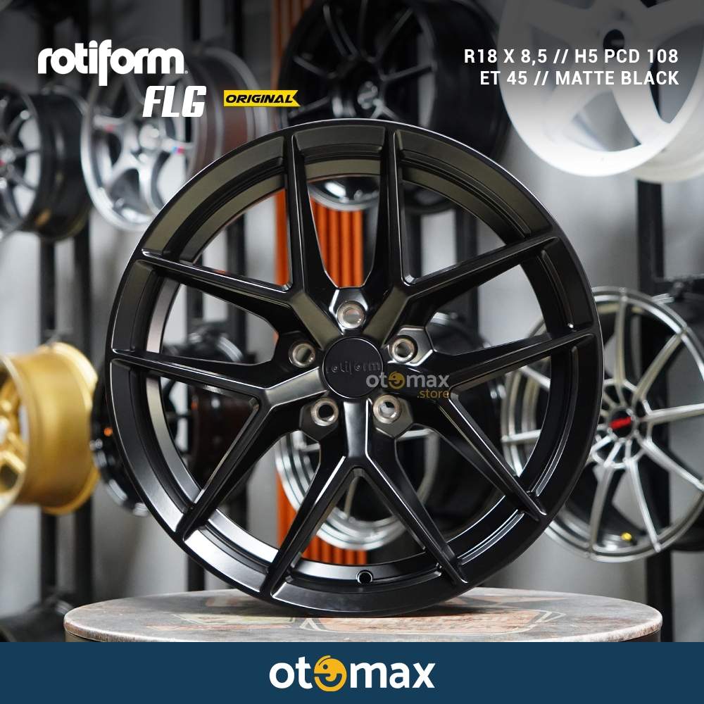 Jual Velg Mobil Rotiform FLG Original Ring 18 Matte Black | Shopee ...