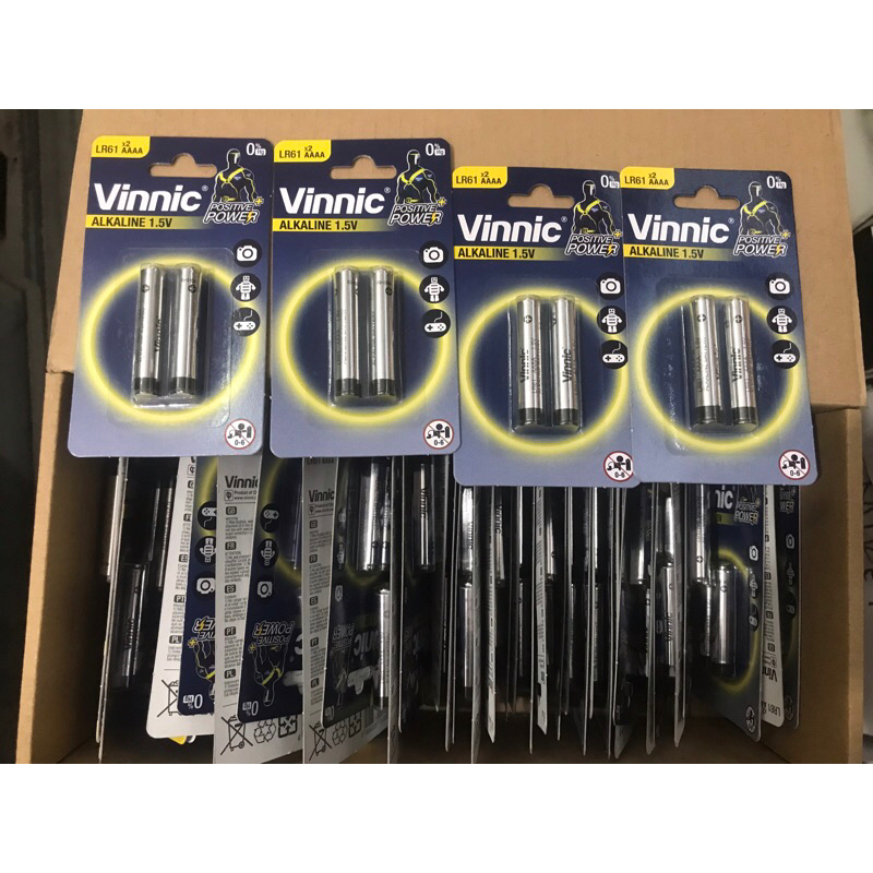 Jual Baterai A4 Battery AAAA Batrai a4 AlKALINE VINNIC ORIGINAL ...