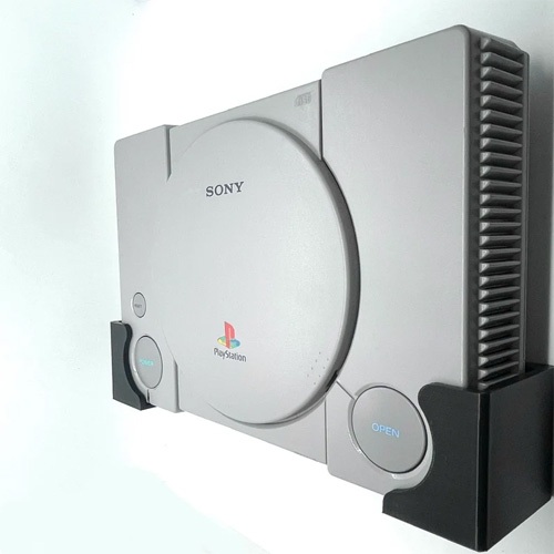 Jual Wall Mount Dudukan Console Playstation Ps1 Classic Holder Stand ...
