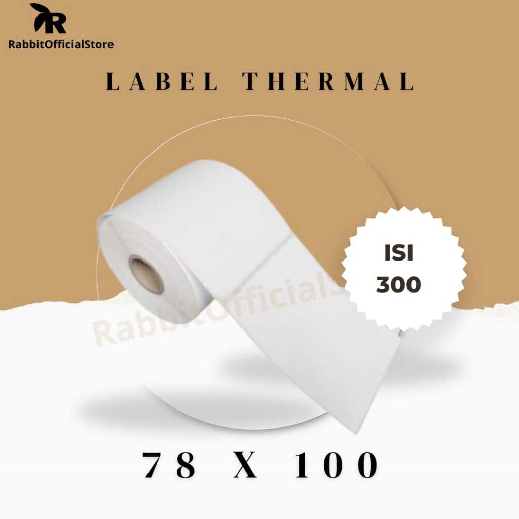 Jual Stiker Label Barcode Thermal [78 x 100] Label Barcode Olshop Label ...