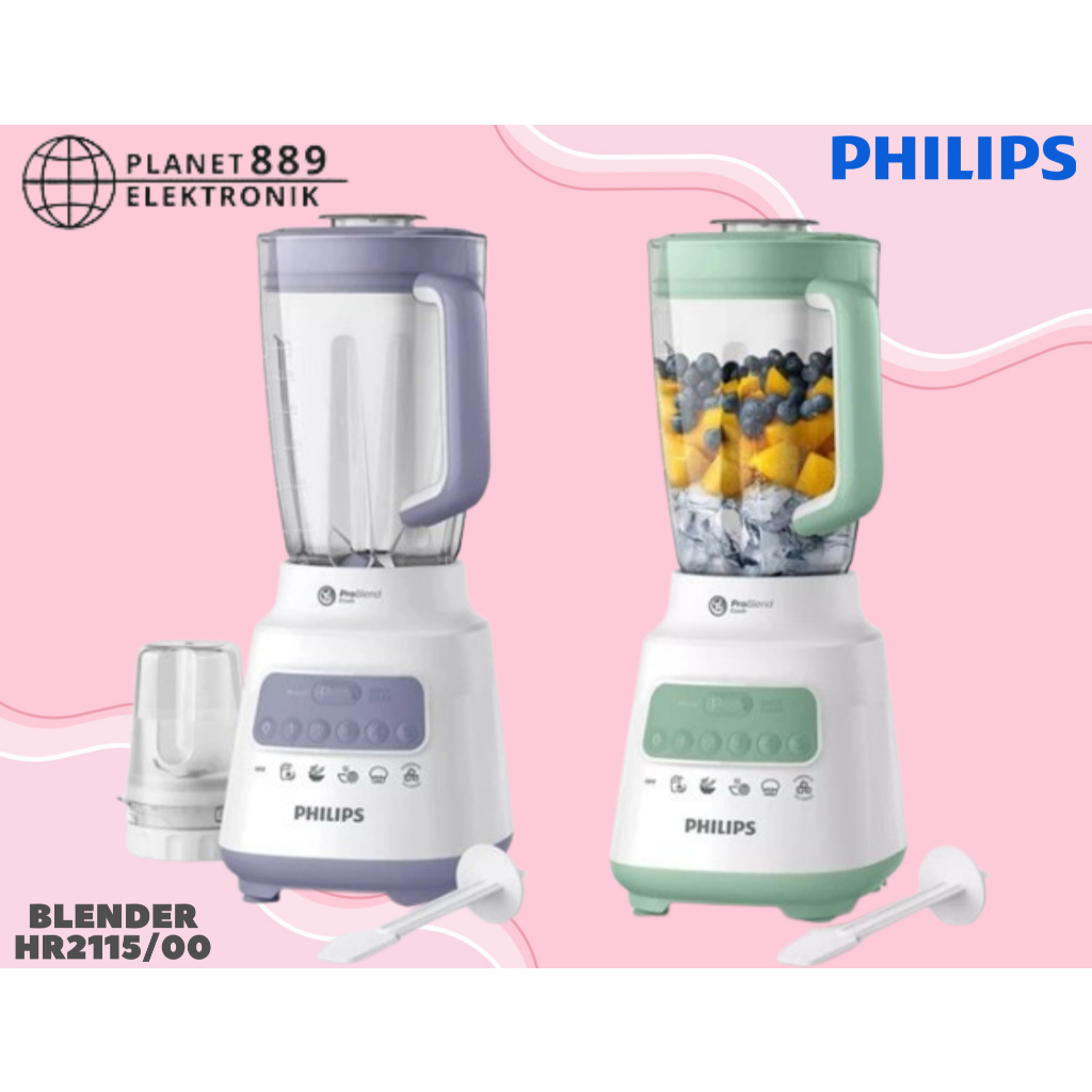 Jual Philips Blender Tango HR2115/00 - Kapasitas 2L | Shopee Indonesia