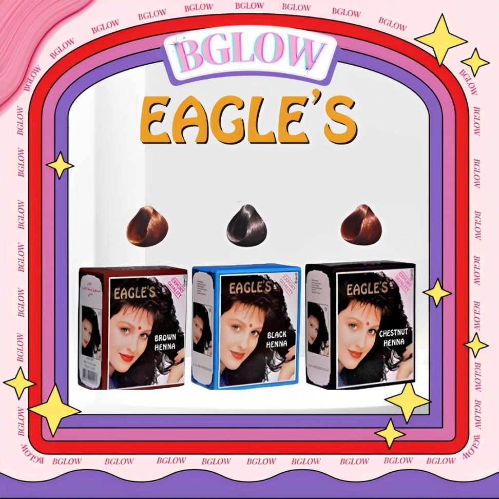 Jual EAGLE HENNA CAT RAMBUT BLACK / BROWN | PEWARNA RAMBUT DI RUMAH ...
