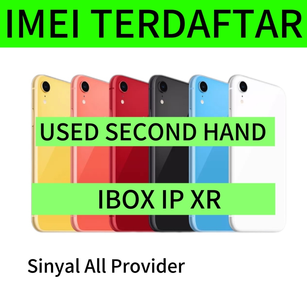 Jual lBOX lP XR 128G IMEI Terdaftar128GB 256GB Second Bekas Normal BC STORE | Shopee Indonesia