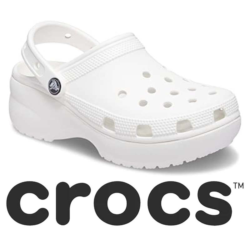 Jual 【READY】ORI Crocs Women's Classic Platform Clog/wantia Sandal Crocs - White | Shopee Indonesia