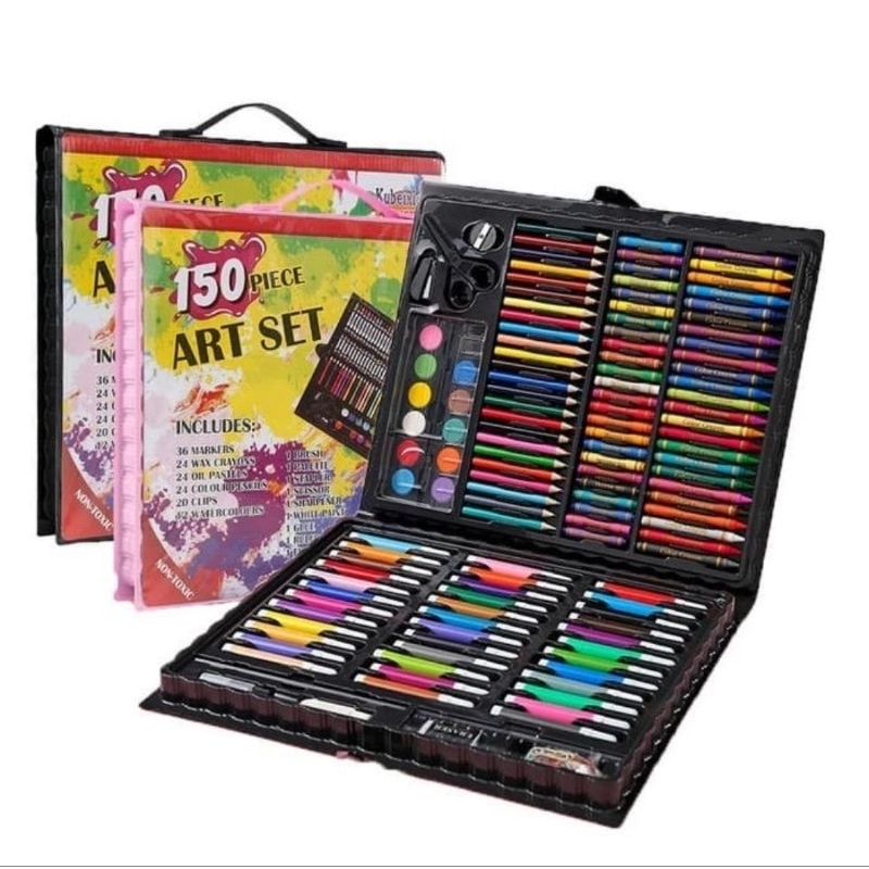Jual Crayon warna set 150pcs colouring set | Shopee Indonesia