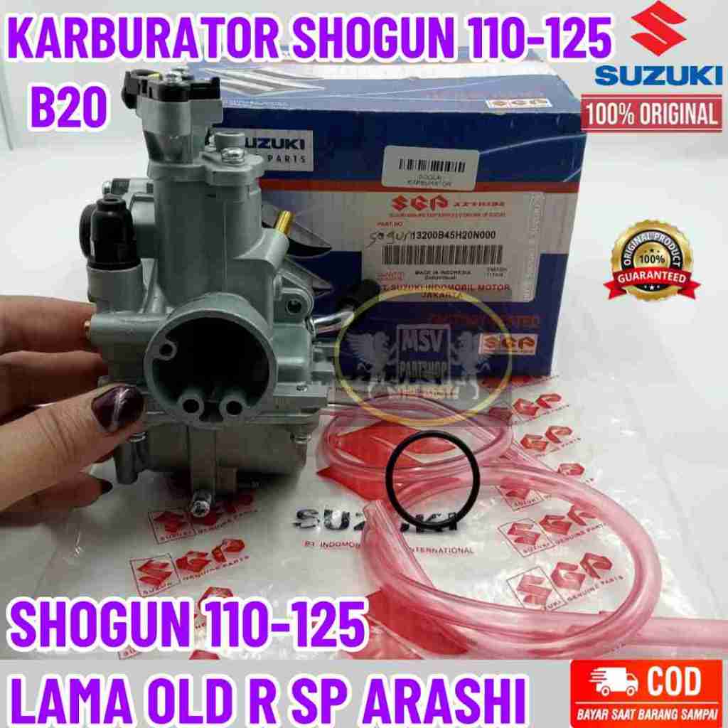 Jual KARBURATOR ASLI ORIGINAL KODE-B20 ASSY SUZUKI SMASH SHOGUN 110-125 ...