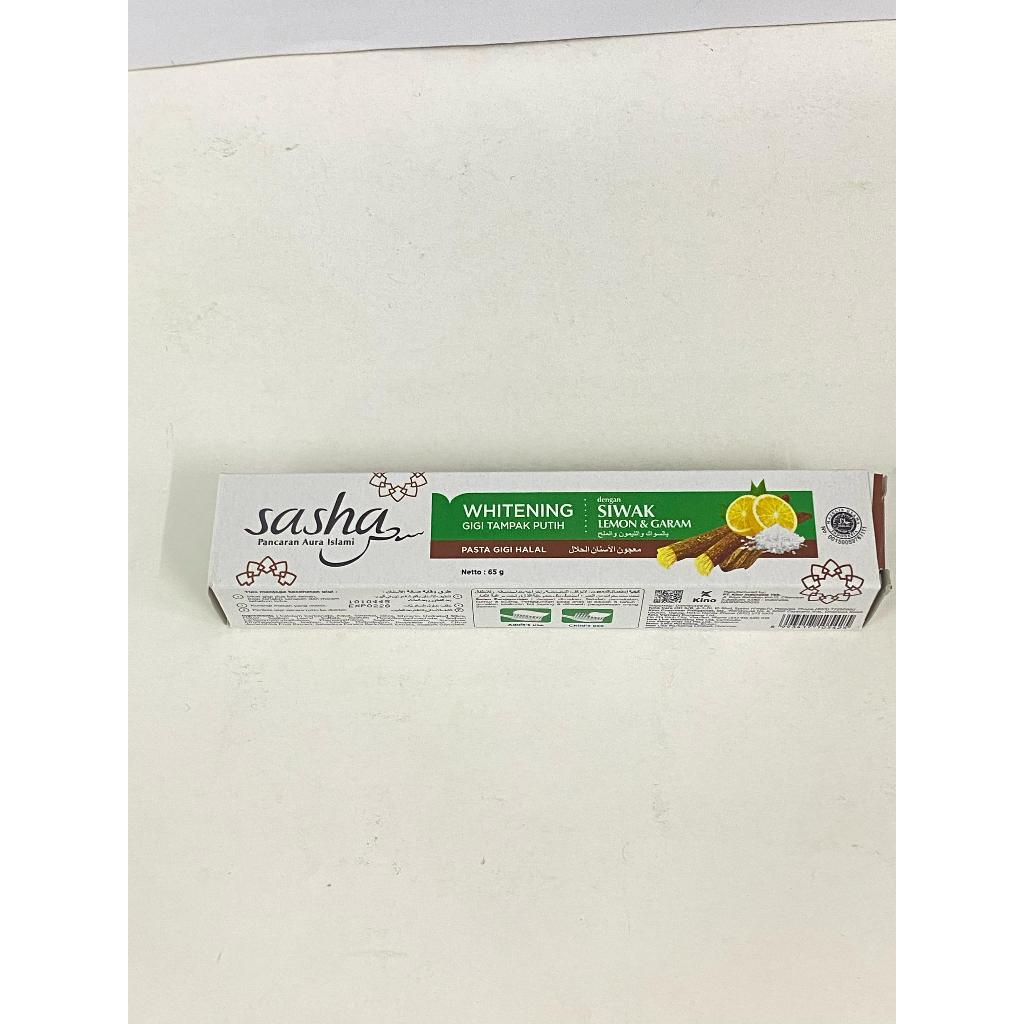 Jual SASHA WHITENING SIWAK LEMON DAN GARAM 65G | Shopee Indonesia