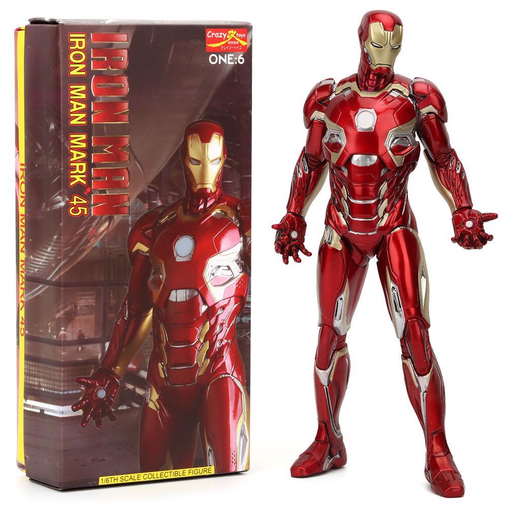 Jual Statue Marvel Iron Man Mark 45 By Crazy Toys Studio | Shopee Indonesia