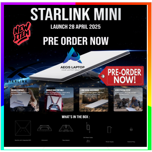 Jual Starlink Mini Full Kit Garansi Resmi Indonesia | Shopee Indonesia