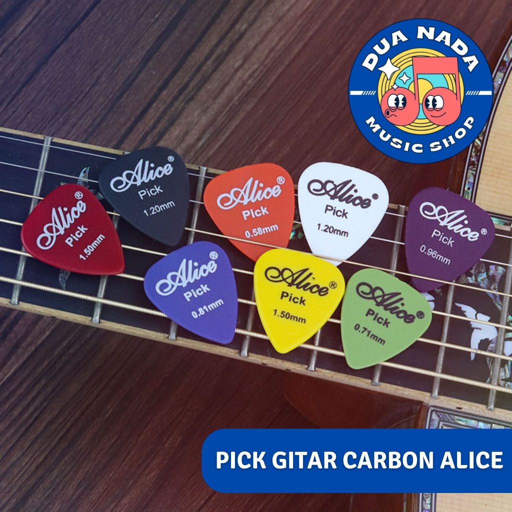 Jual Pick Gitar Alice Carbon - Eceran Semua Ukuran | Shopee Indonesia